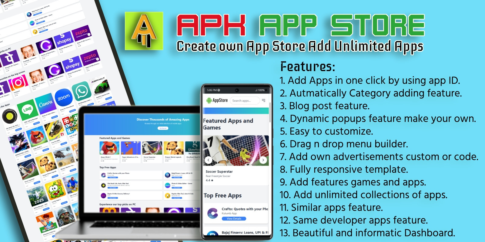 APK App Store - The Ultimate APK downloader by Probwebsolutions | Codester
