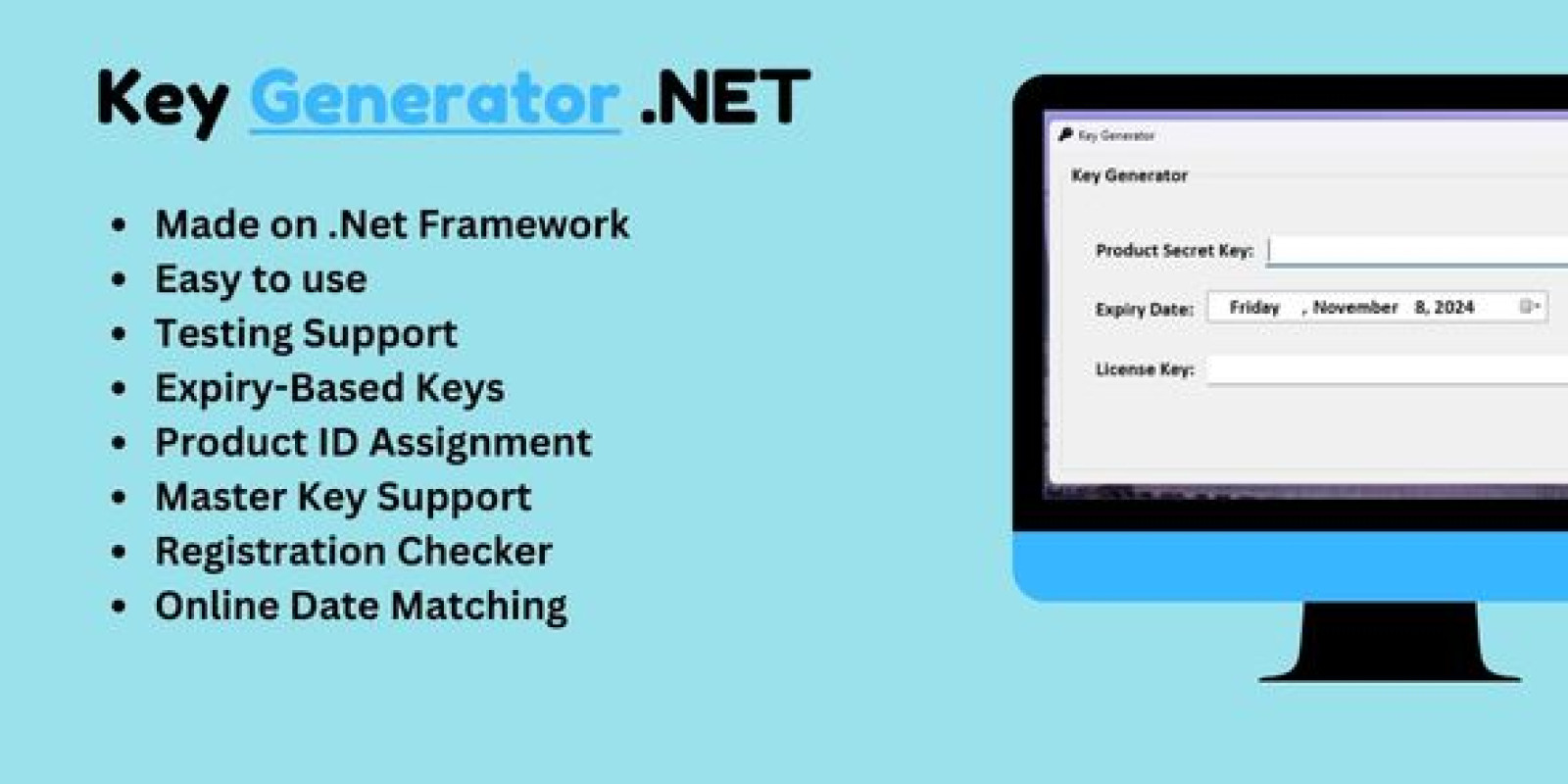 License Activation Key Generator C# by AzeznStudio | Codester