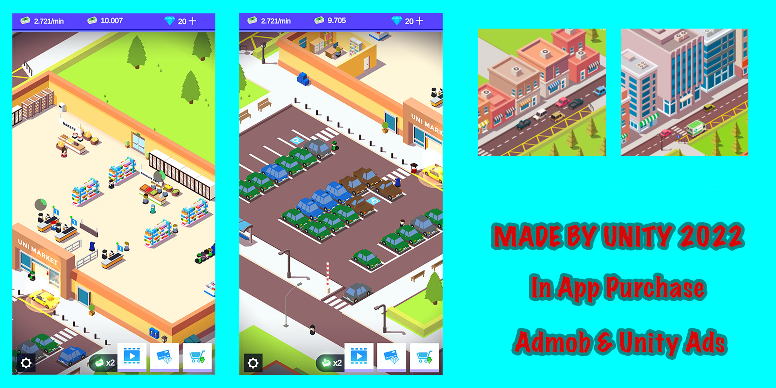 Idle Market Tycoon Unity by Foxgames | Codester