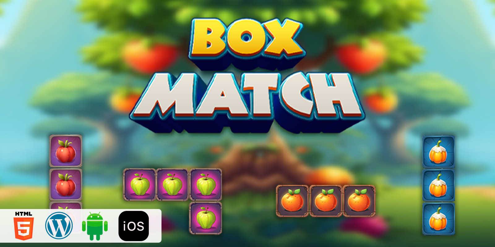 Box Match - HTML5 Construct 3 Game by GamelauncherStudio | Codester