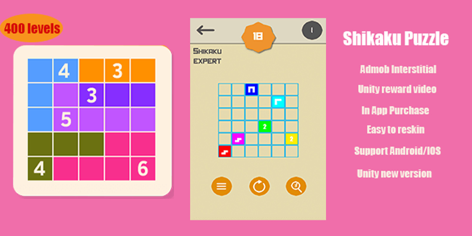 Shikaku Puzzle - Unity Template by Foxgames | Codester