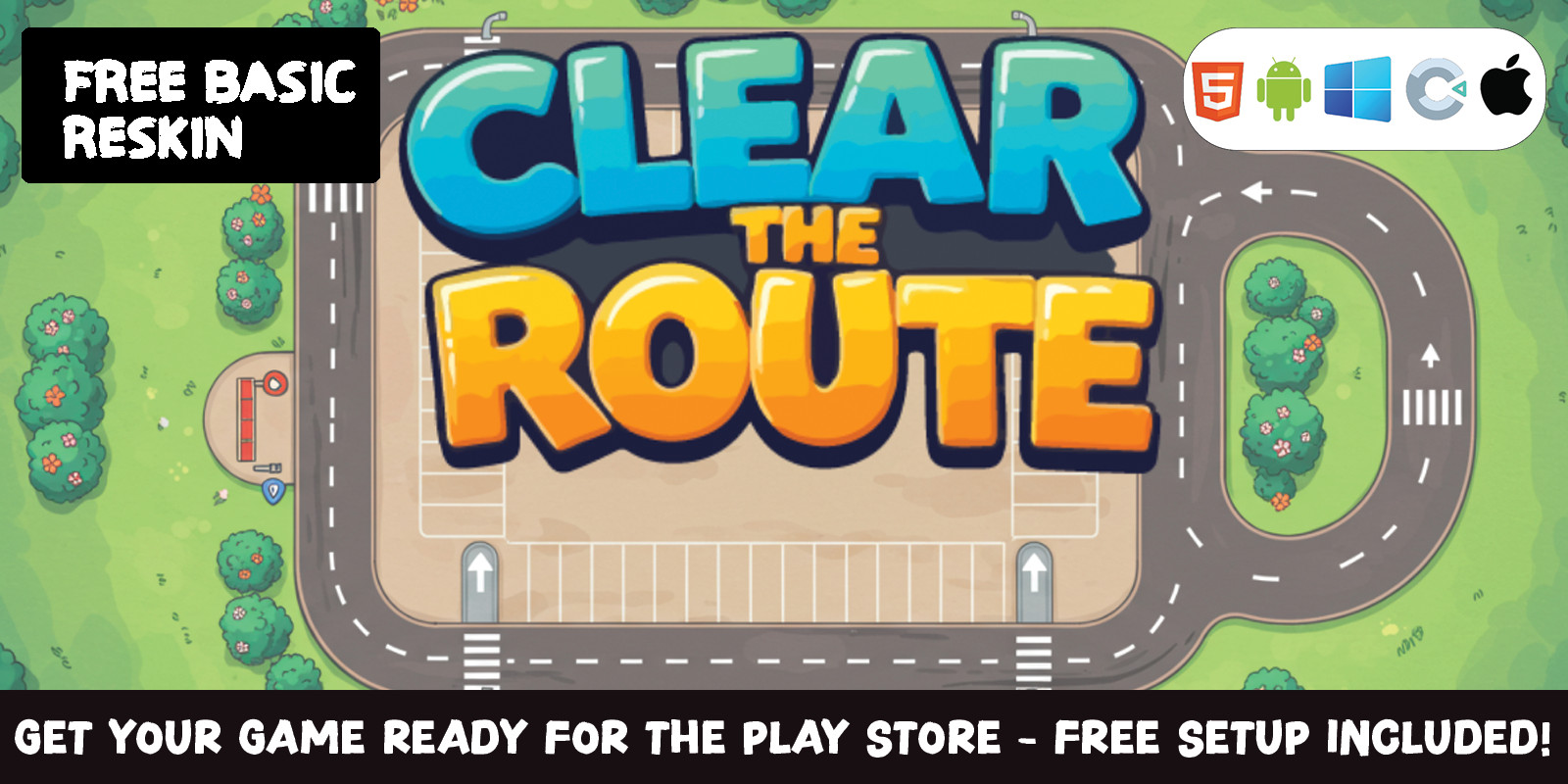 Clear The Route - Construct 3 Game HTML5 by Umagan | Codester