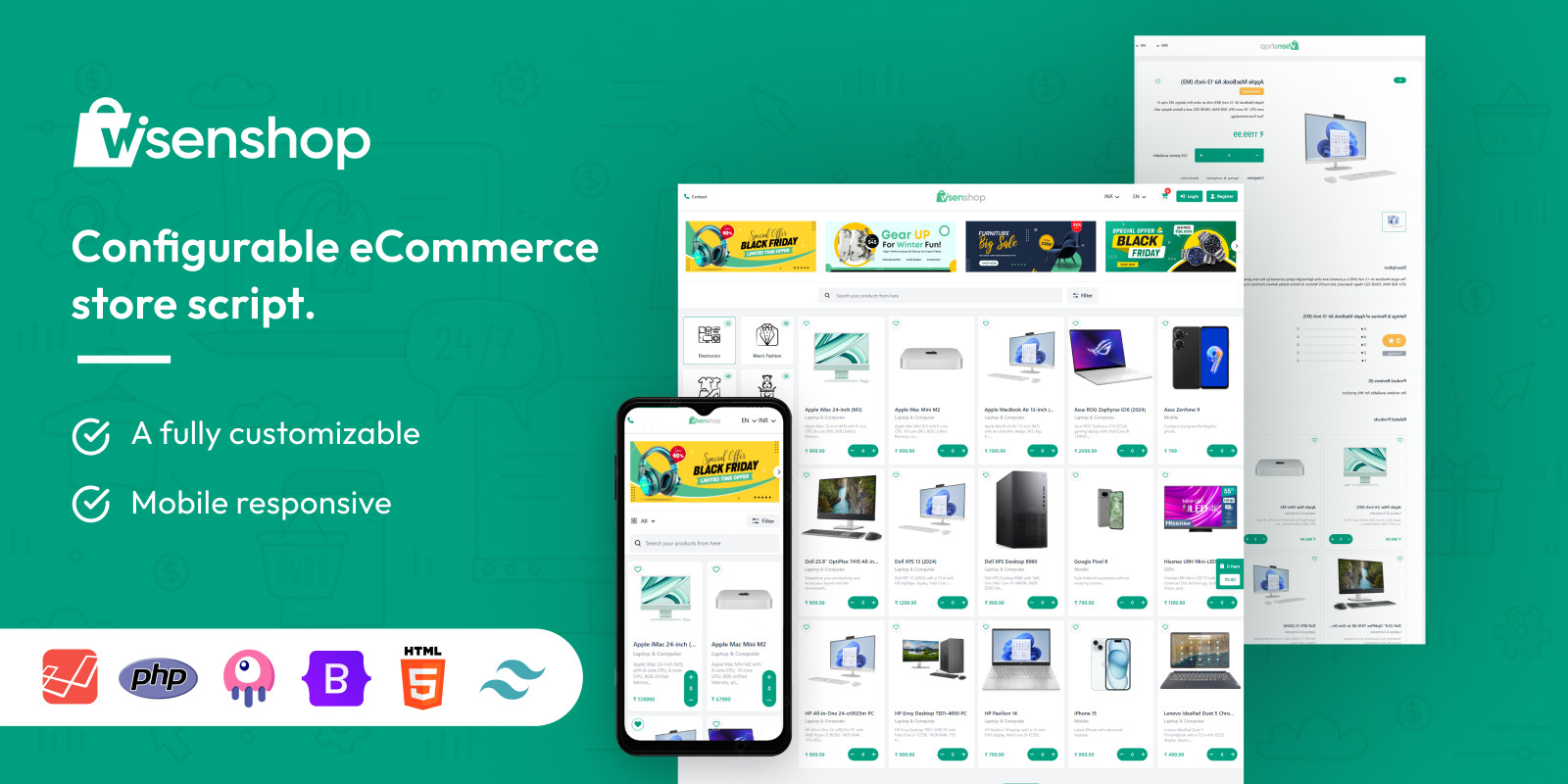 Wisenshop - eCommerce Store Script by Wisencodeinfotech | Codester