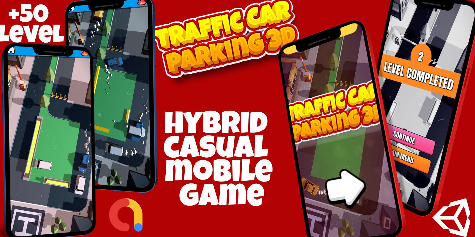 Traffic car parking 3D Unity by BokoSloth | Codester