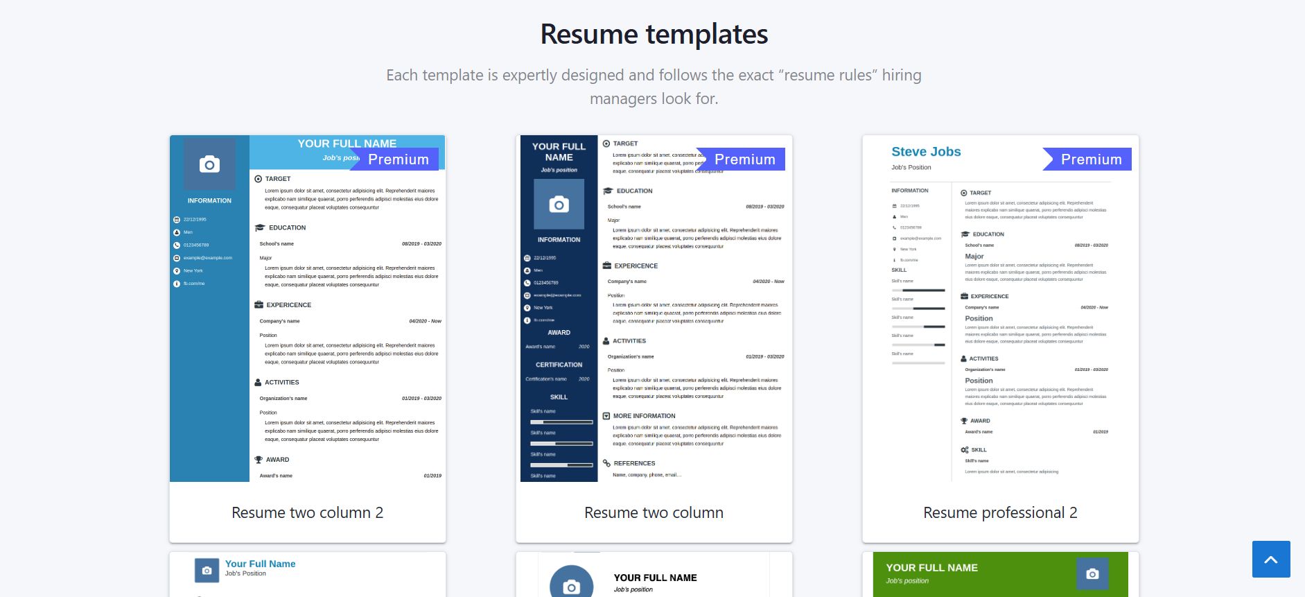 SAAS Resume CV Builder by Wasi150198 | Codester