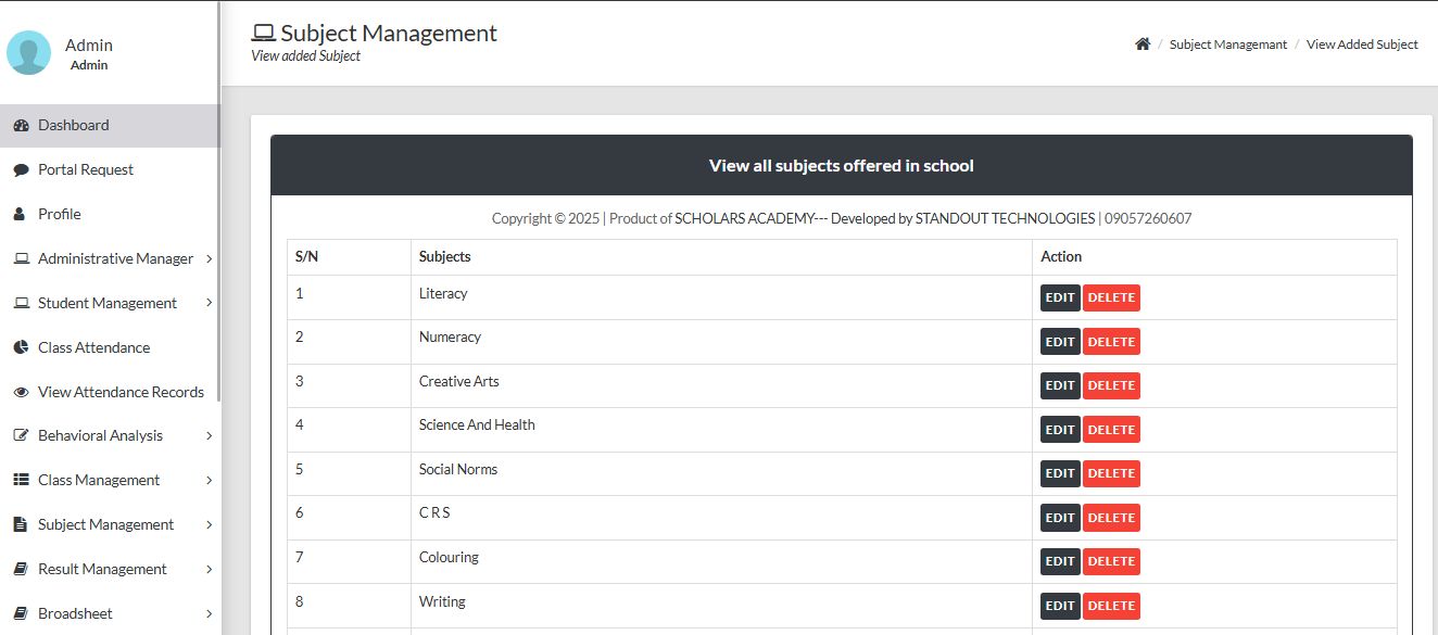Comprehensive School Management System by Joelcares | Codester