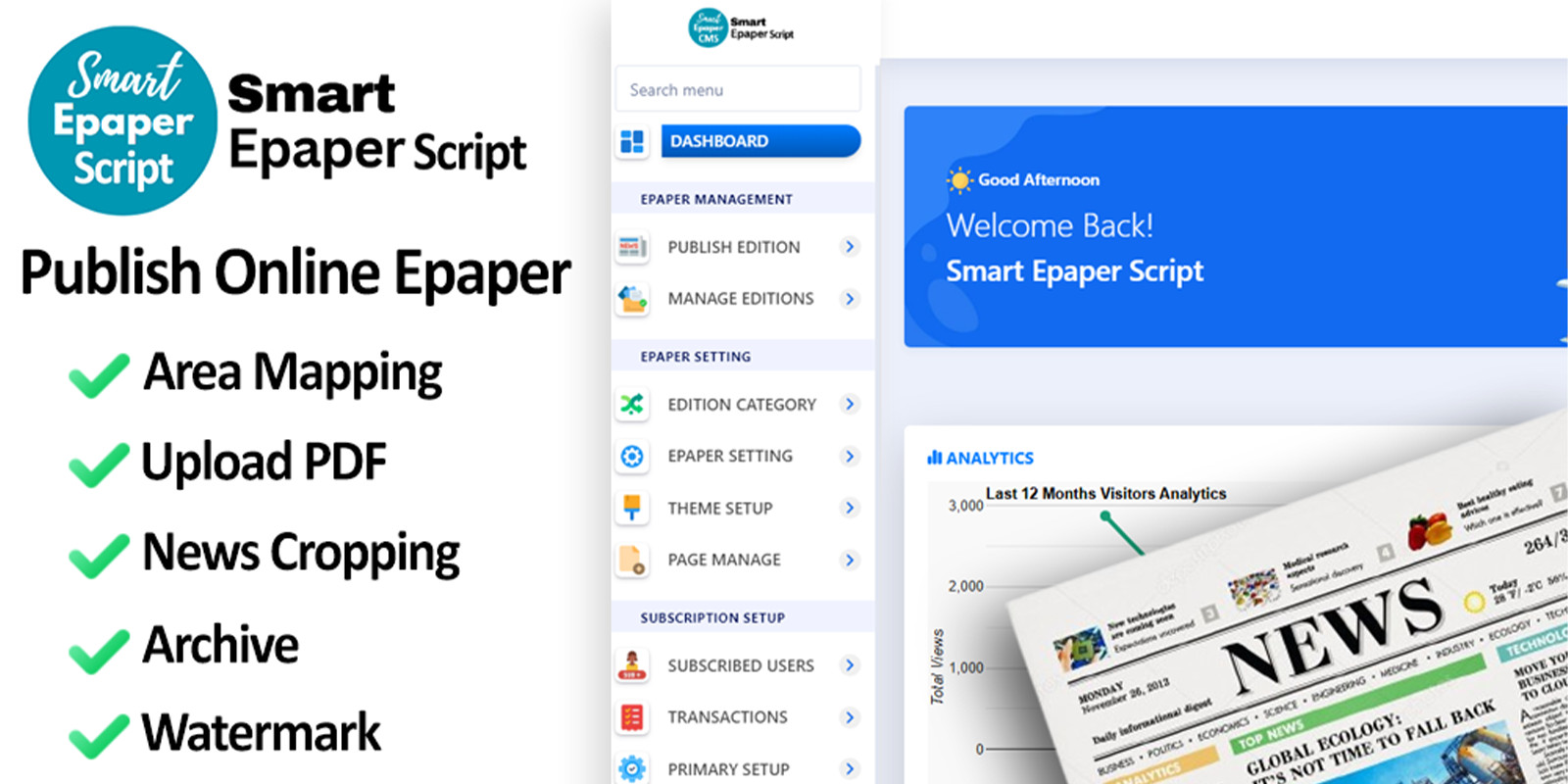 Smart Epaper - PHP Epaper Script by Flixweb | Codester