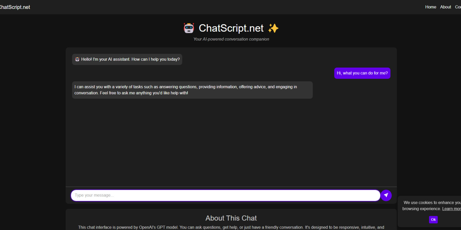 AI ChatScript by RCPmedia | Codester