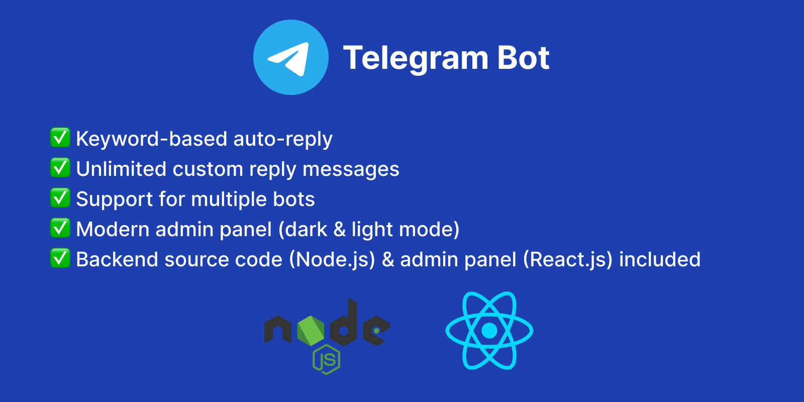 Telegram Bot - Node.js And React.js by Abdoerrahiem | Codester