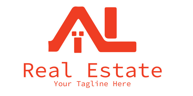 Real Estate Initial Home Logo | Codester