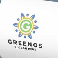 Vibrant Bloom of Eco-Friendly Growth Logo | Codester