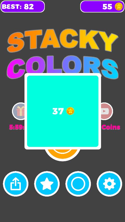 Unity Game Template - Stacky Colors by OnefallGames | Codester
