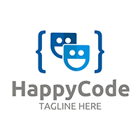 Happy Code - Logo Template by Acongraphic | Codester