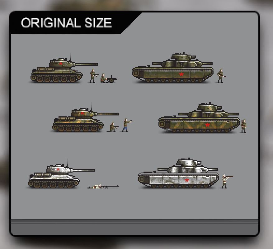 World War 2 Soviet Union Tanks Sprites Collection by PavelReem | Codester