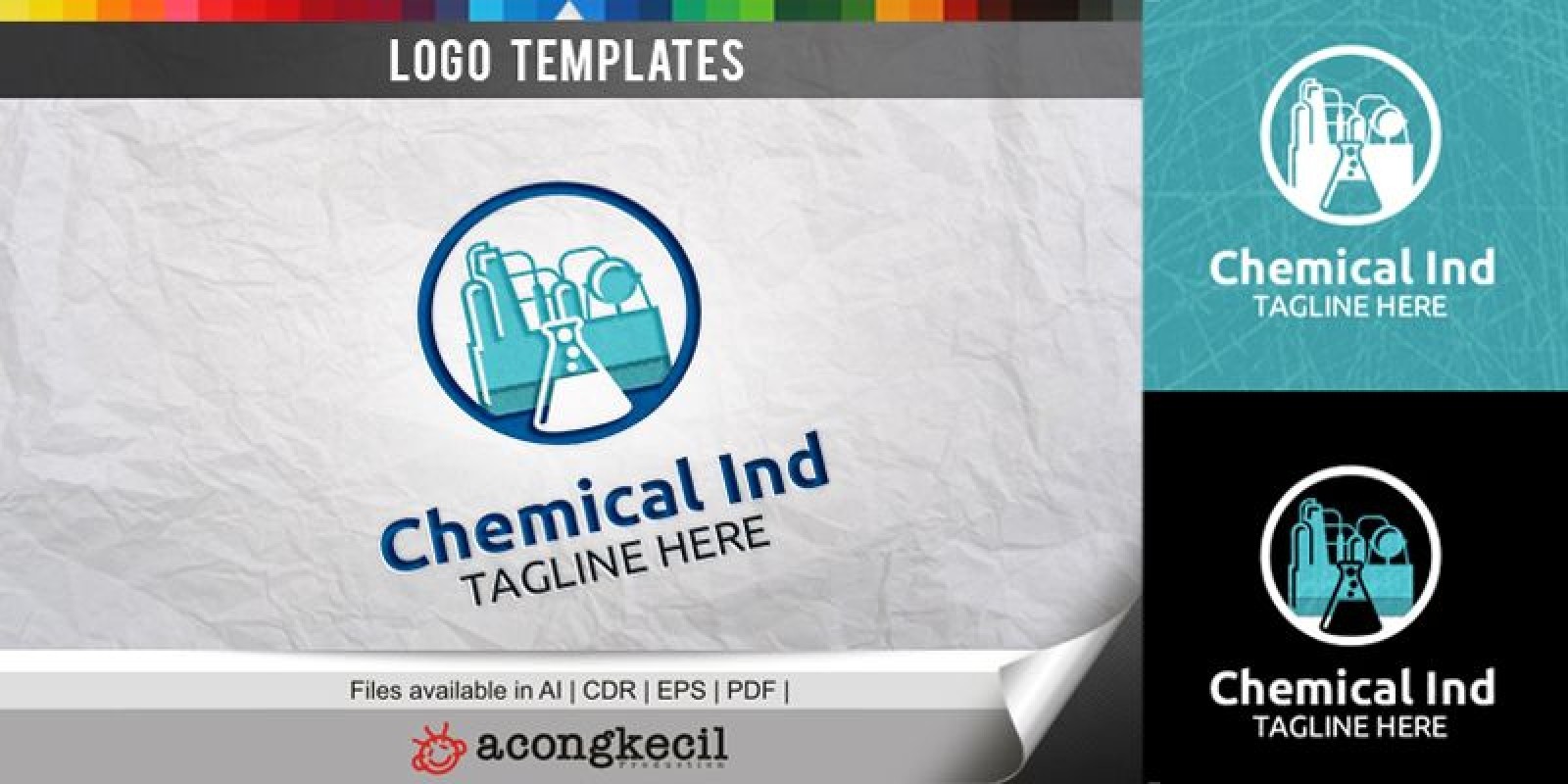 Chemical Industry - Logo Template | Codester