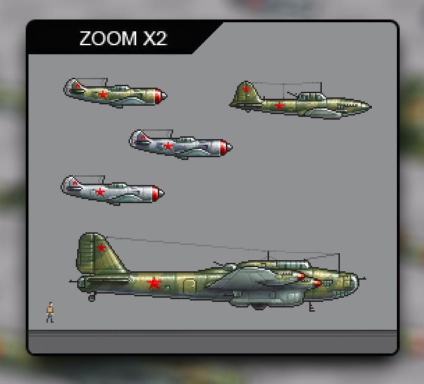 Aircraft Sprites Icons Soviet Union World War 2 by PavelReem | Codester