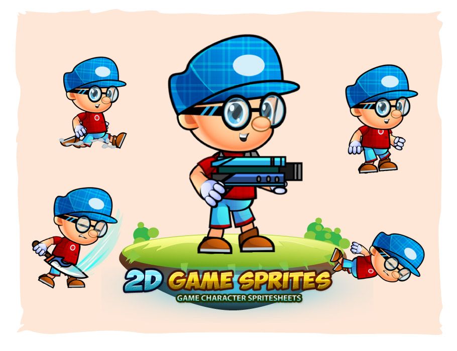 Lucas Game Character Sprites by DionArtworks | Codester