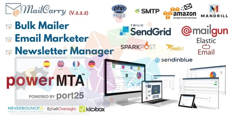 MailCarry - Email Marketing Software by Premiersol | Codester