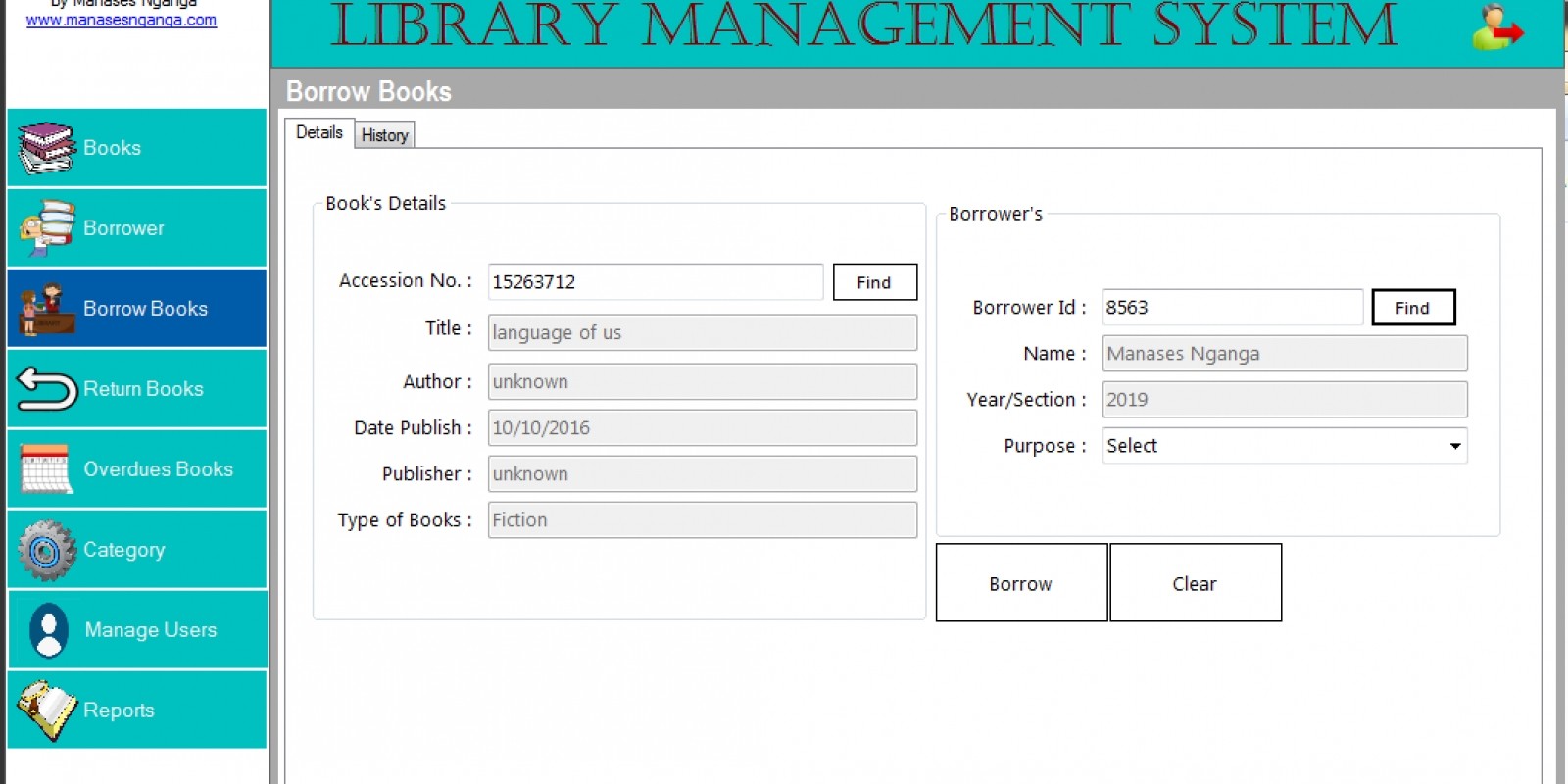 Library Management System In Vbnet Mysql Database And Bunifu Inventory