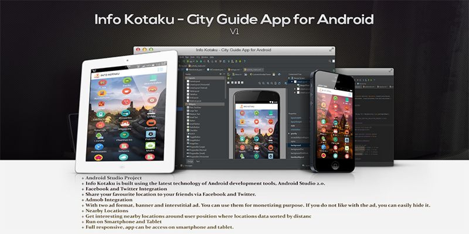 Info Kotaku - City Guide App Source Code by Rusman2005 | Codester