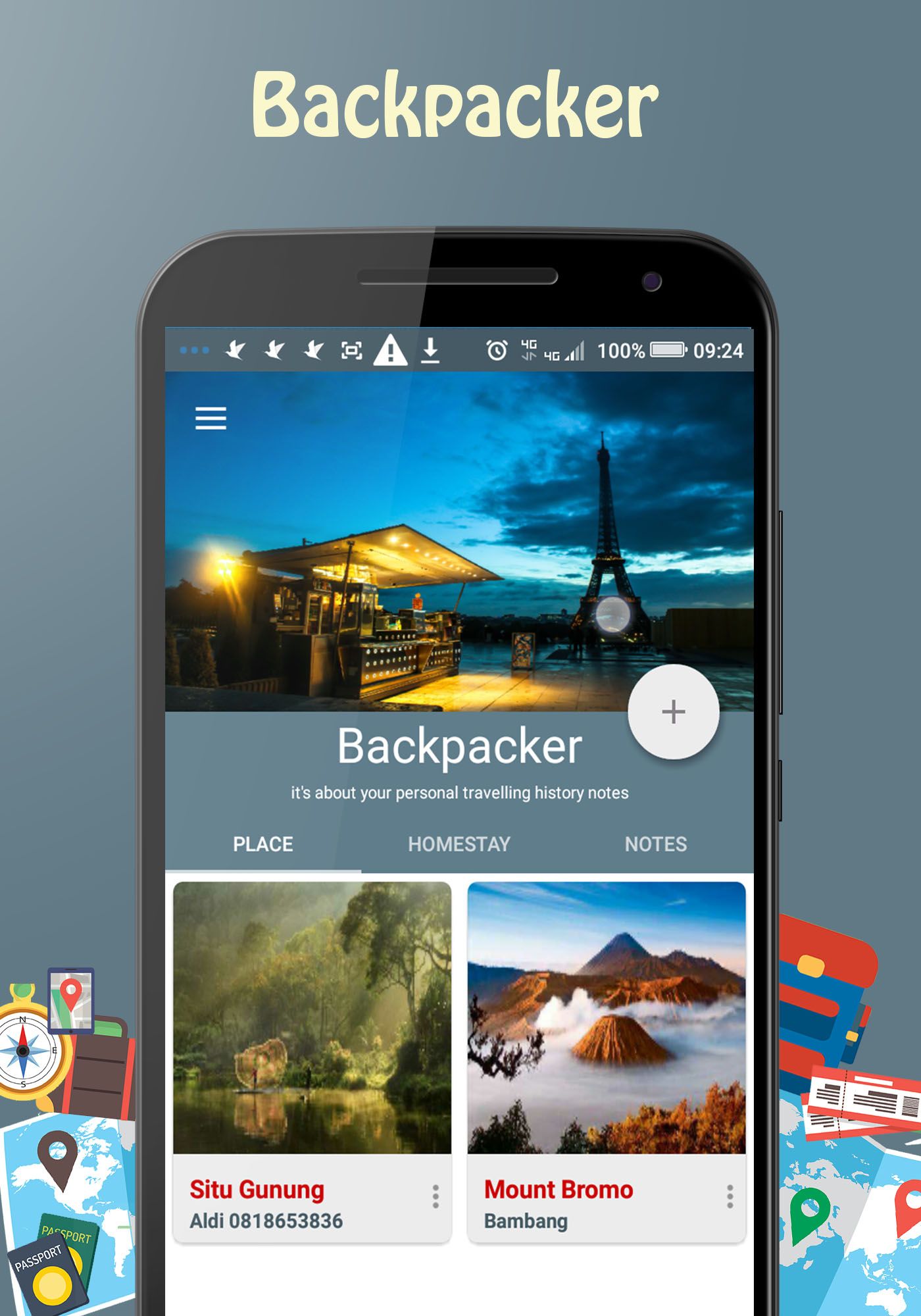 Backpacker - Android Travel App | Codester