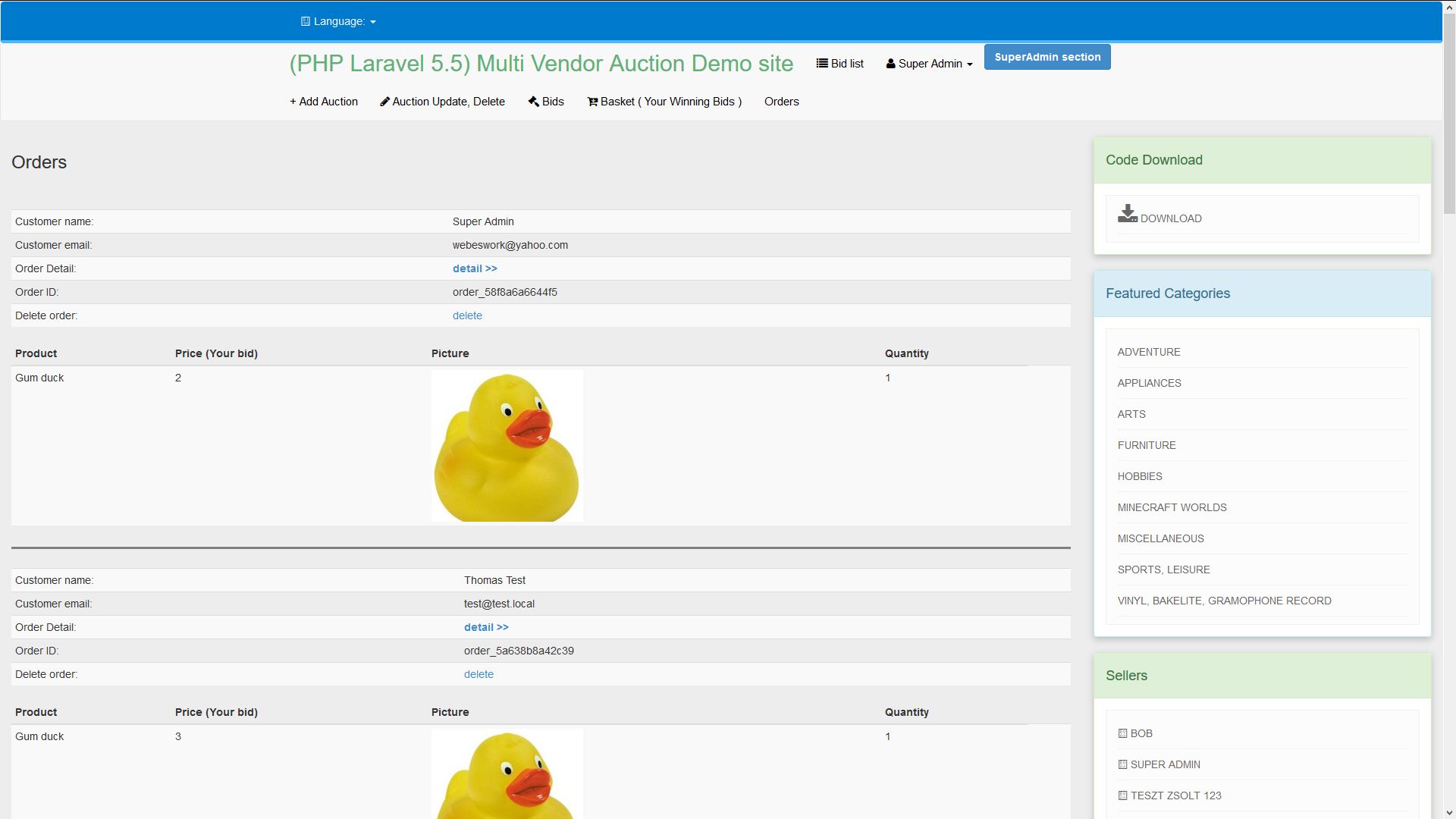 Php Laravel Auction Multi Vendor Auction Script By Smartcodecreator Codester