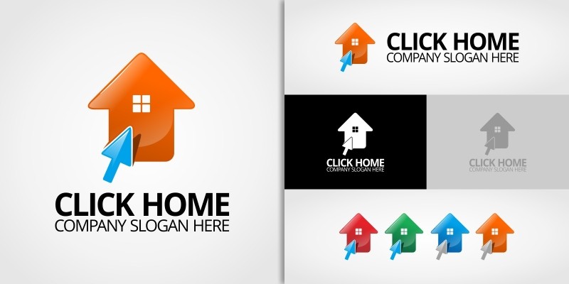 Click Home - Logo Template by Prmsdk | Codester