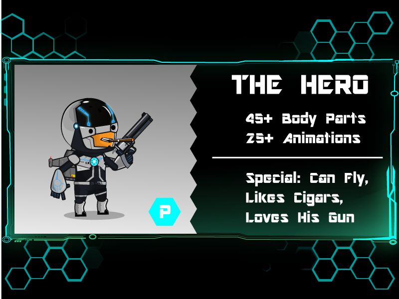 Cyberpunk Game Character Sprites by HamzaCavus | Codester