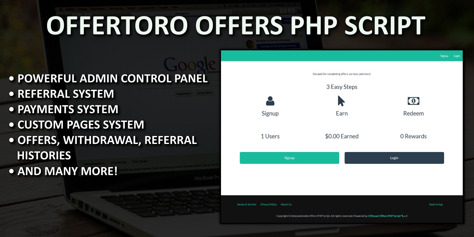 Offertoro Offers PHP Script - Codester