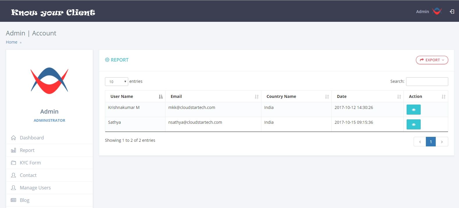 Know Your Client Portal - PHP Script by Mkrishna477 | Codester