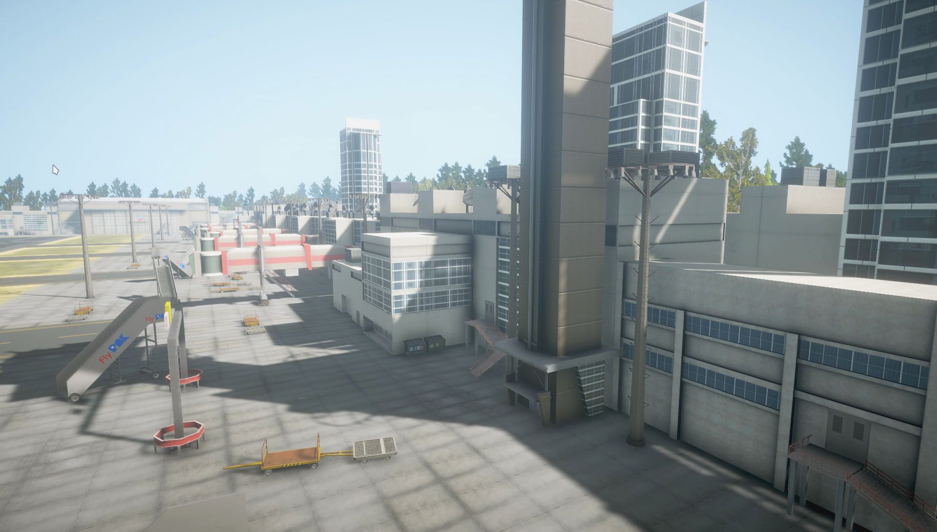 Airport Level Unity 3D Model by Gamemasters | Codester