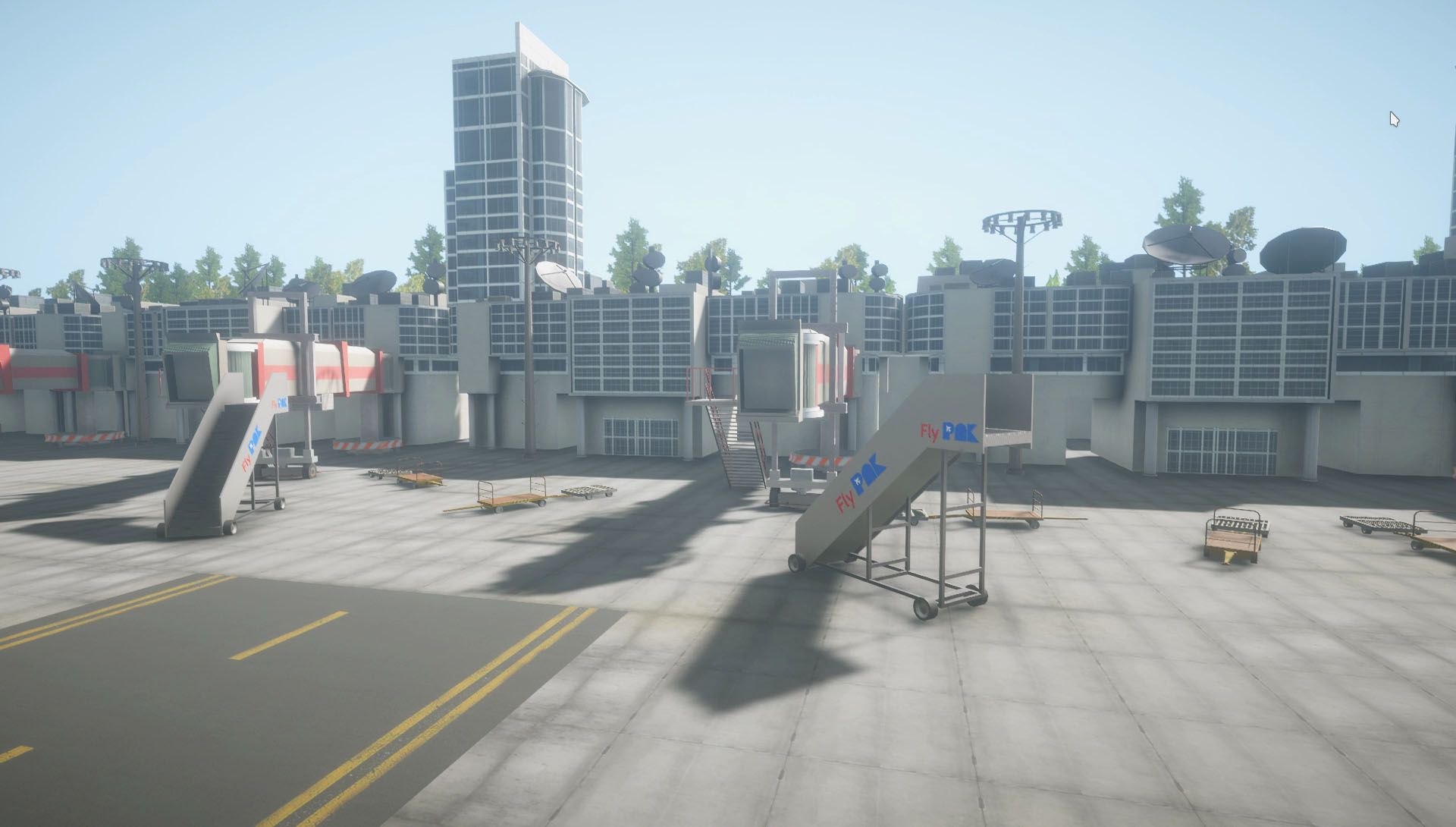 Airport Level Unity 3D Model by Gamemasters | Codester